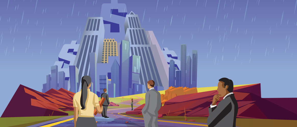 Commercial real estate confronts a lower-leverage future